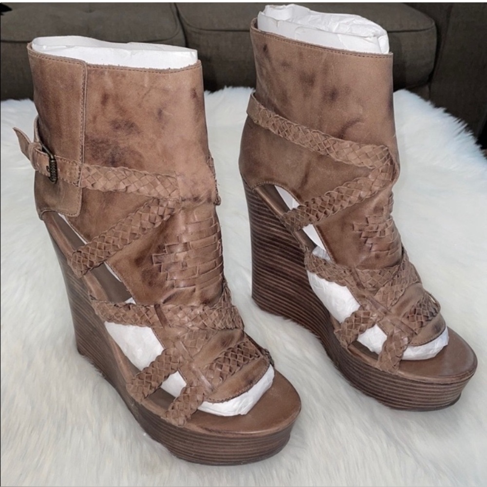 Mia Limited Edition Gladiator Platform Wedge Sandals … - Gem